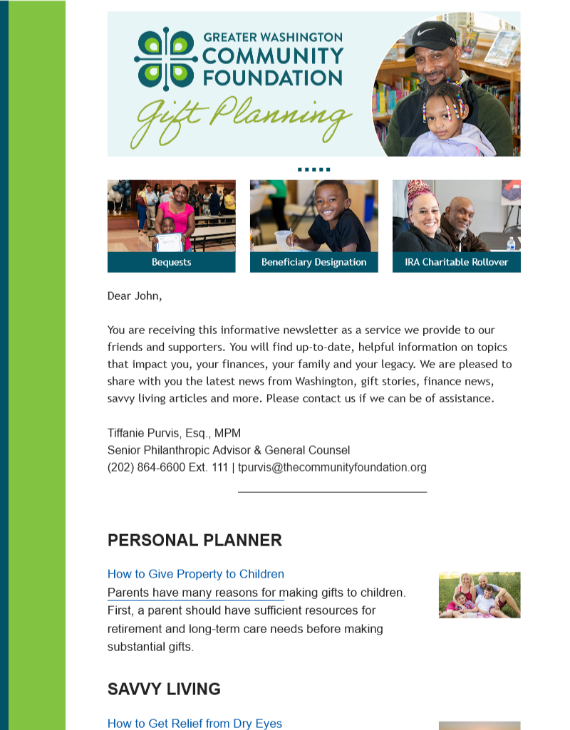 Our Mission - Greater Washington Community Foundation